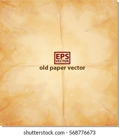 Realistic Blank Old Paper Vector Stock Vector (Royalty Free) 568776673 ...