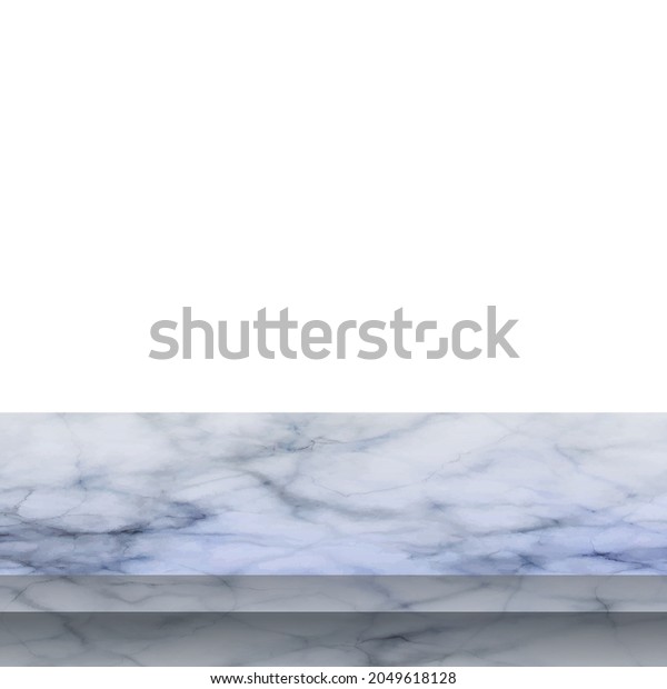 Realistic Blue Marble Stone Table Top Stock Vector (Royalty Free ...