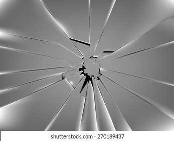 Realistic Broken Windows Glass Vector Stock Vector (Royalty Free ...
