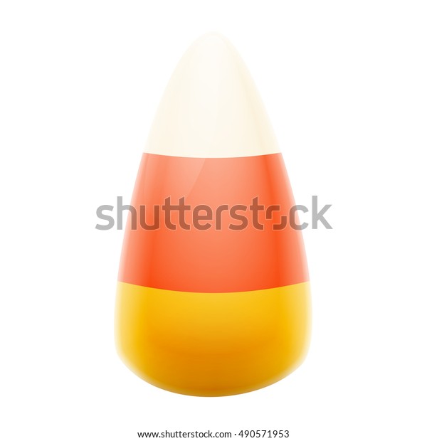 Realistic Candy Corn Illustration Halloween Candy Stock Vector (Royalty ...