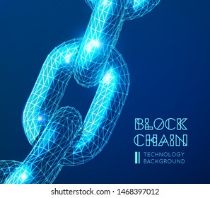 Realistic Chain Made Line Dot Connection Stock Vector (Royalty Free ...