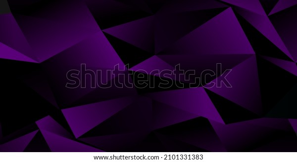 Realistic Dark Purple Background Low Poly Stock Vector (Royalty Free ...