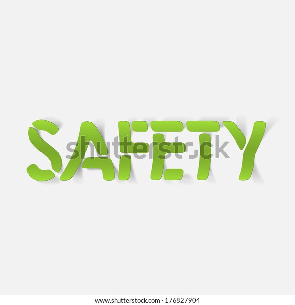 Realistic Design Element Safety Stock Vector (Royalty Free) 176827904 ...