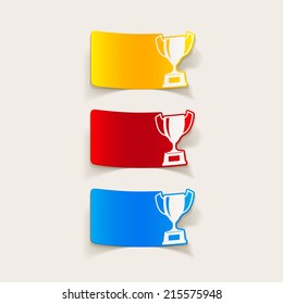 Realistic Design Element Winner Stock Vector (Royalty Free) 215575948 ...