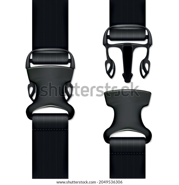 Realistic Detailed 3d Black Quick Release Stock Vector (Royalty Free ...