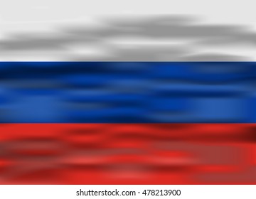 Realistic Flag Russia Stock Vector (Royalty Free) 478213900 | Shutterstock