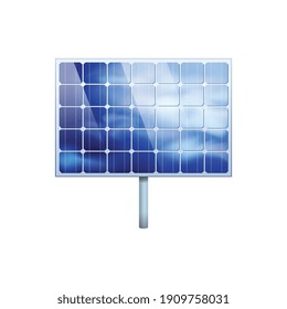 Realistic Front View Modern Solar Panel Stock Vector (Royalty Free ...