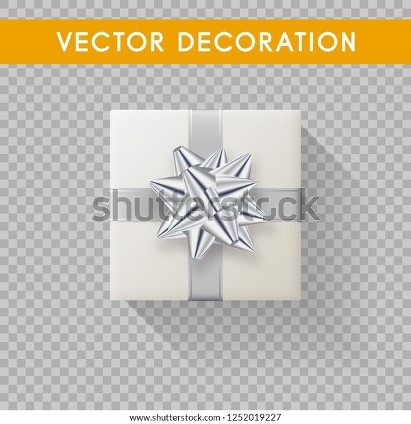 Realistic Gift Box Top View Gift Stock Vector (Royalty Free) 1252019227 ...