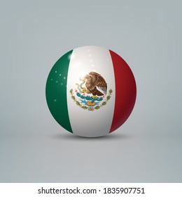 Mexico Flag Round Button Icon Flag Stock Vector (Royalty Free) 1080798248