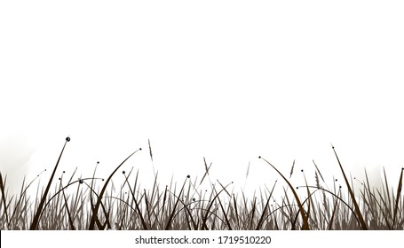El césped negro realista de Grass: vector de stock (libre de regalías ...