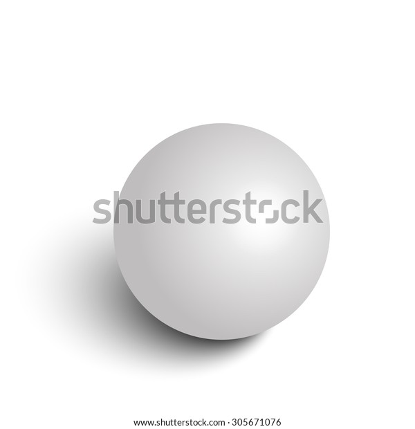 Realistic Grey Sphere Vector Illustration Stock Vector (Royalty Free ...