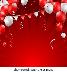Realistic High Quality Poster Design Red Stock Vector (Royalty Free ...