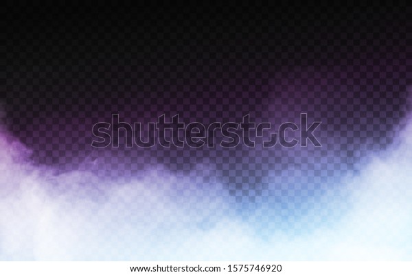 Realistic Isolated Smoke Fog Effect Light Stock Vector (Royalty Free ...