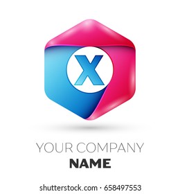 Realistic Letter X Vector Logo Symbol Stock Vector (Royalty Free ...