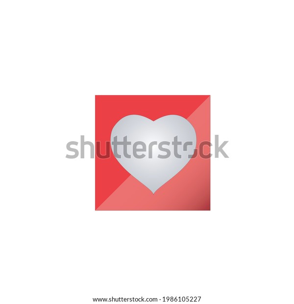 Realistic Like Button Social Media Red Stock Vector (Royalty Free ...