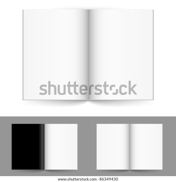 Realistic Magazine Set Number Four Illustration Stock Vector (Royalty ...