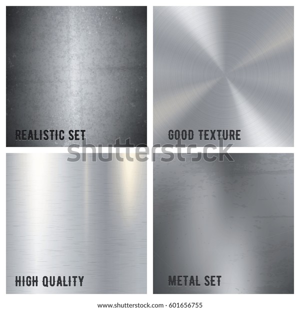 Realistic Metal Texture Design Concept Good Stock Vector (Royalty Free ...