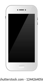 Realistic Mobile Phone Stock Vector (Royalty Free) 1244264056 ...