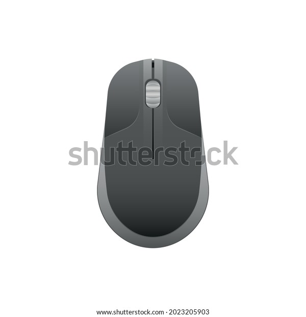 Realistic Mouse White Background Stock Vector (Royalty Free) 2023205903 ...