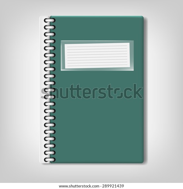 Realistic Notebook Vector Illustration Stock Vector (Royalty Free ...