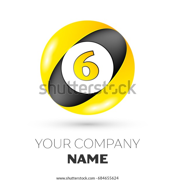 Realistic Number Six Vector Logo Symbol: Vector có sẵn (miễn phí bản ...