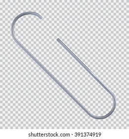 Realistic Paper Clip Stock Vector (Royalty Free) 391374928 | Shutterstock