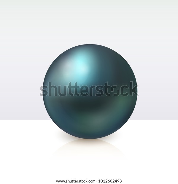 Realistic Shiny Sphere Gem Isolated On Stock Vector (Royalty Free ...