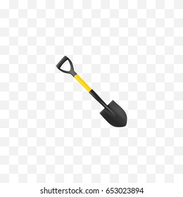 Realistic Shovel Element Vector Illustration Realistic Stock Vector ...