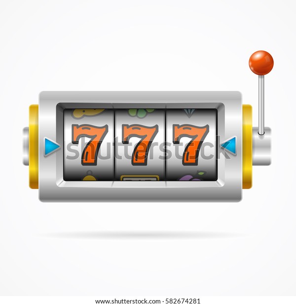 Oyunlar Casino Luck One Kol Kumar Stok Vektör (Telifsiz) 582674281