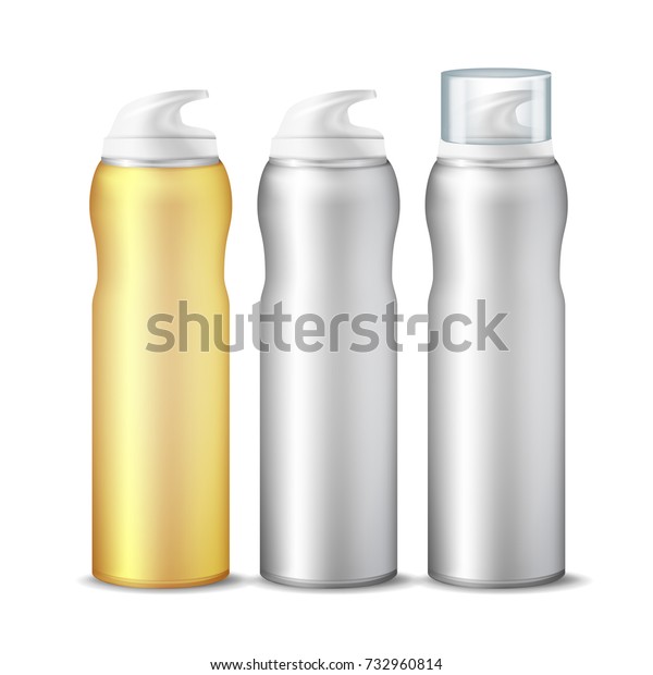 Realistic Spray Can Vector Branding Design Stock Vector (Royalty Free ...