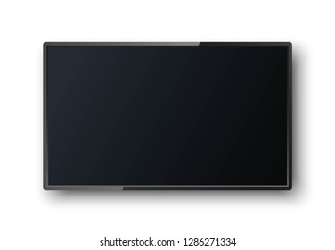 Realistic Tv Screen Shadow On White 스톡 벡터(로열티 프리) 1286271334 | Shutterstock
