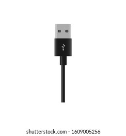 Realistic Usb Port Connector Isolated On: vector de stock (libre de ...