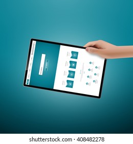 30 Man Grab Tablet Device Images, Stock Photos & Vectors | Shutterstock