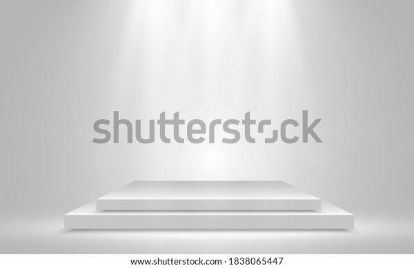 Realistic Vector Illustration 3d Platform On Stock Vector (Royalty Free ...
