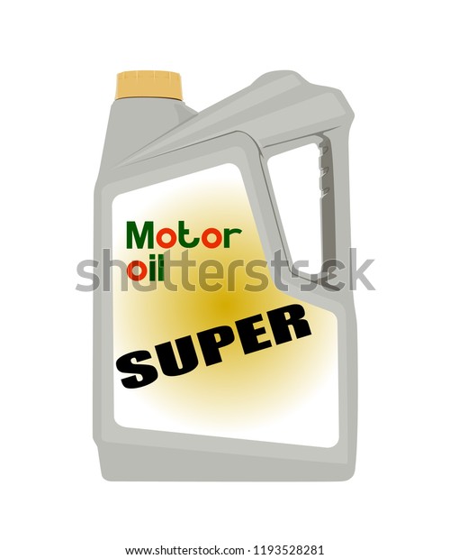 Realistic Vector Illustration Isolated Motor Oil Stock Vector (Royalty ...