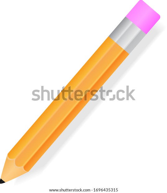 Realistic Vector Illustration Pencil Stock Vector (Royalty Free ...