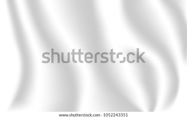 Realistic Waving White Flag Flag Truce Stock Vector (Royalty Free ...