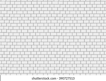 Realistic White Brick Wall 3d Seamless Stock Vector (Royalty Free ...
