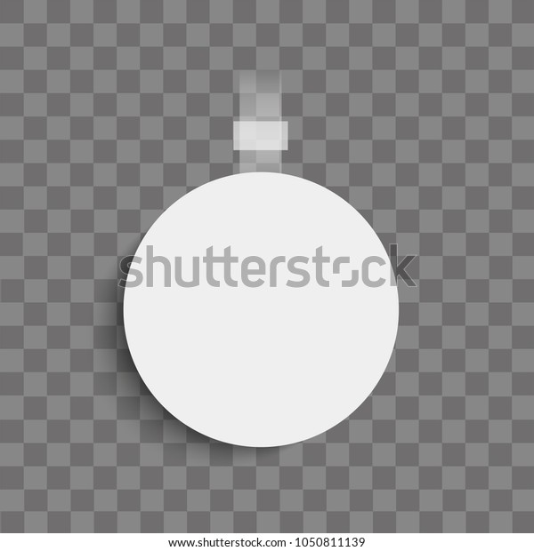 Realistic Wobbler On Transparent Background Vector Stock Vector ...