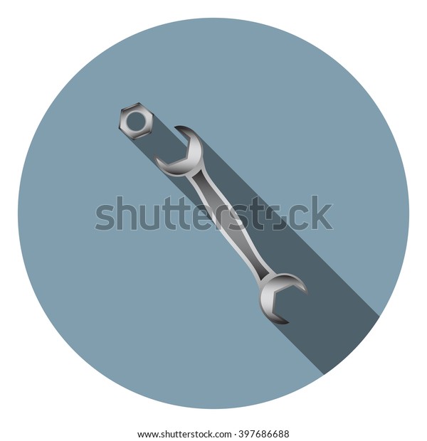 Realistic Wrench Icon Vector Design Stock Vector (Royalty Free ...