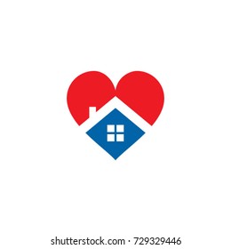 Realty Heart Stock Vector (Royalty Free) 729329446 | Shutterstock