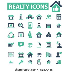 Realty Icons 库存矢量图（免版税）441686431 | Shutterstock