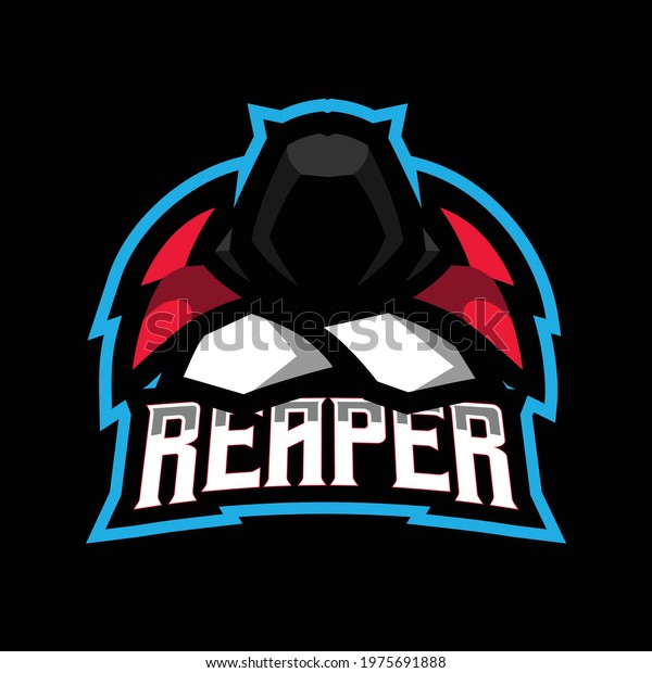 Reaper Mascot Gaming Logo Reaper Logo Stock Vector (Royalty Free ...