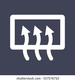 Rear Window Defrost Icon Stock Vector (Royalty Free) 557576710 ...