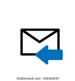 Receive Email Icon Stock Vector (Royalty Free) 656164219 | Shutterstock