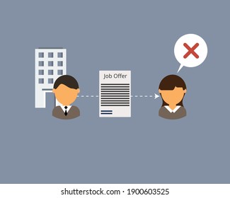766 Reject job offer Images, Stock Photos & Vectors | Shutterstock