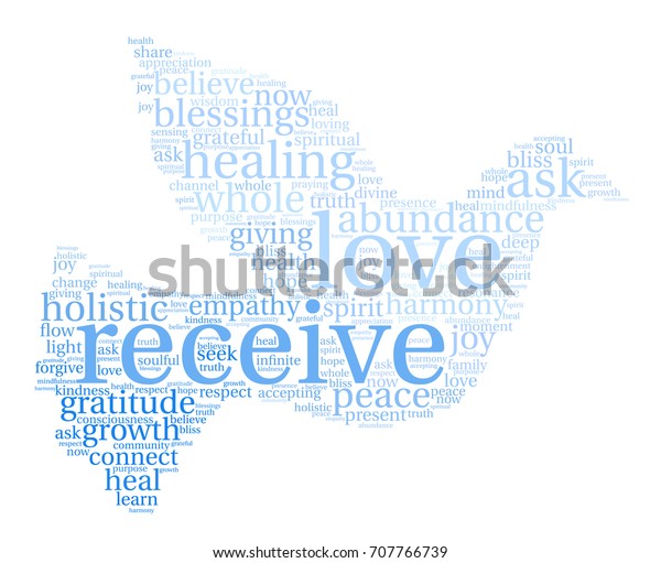 Receive Word Cloud On White Background Stock Vector (Royalty Free ...