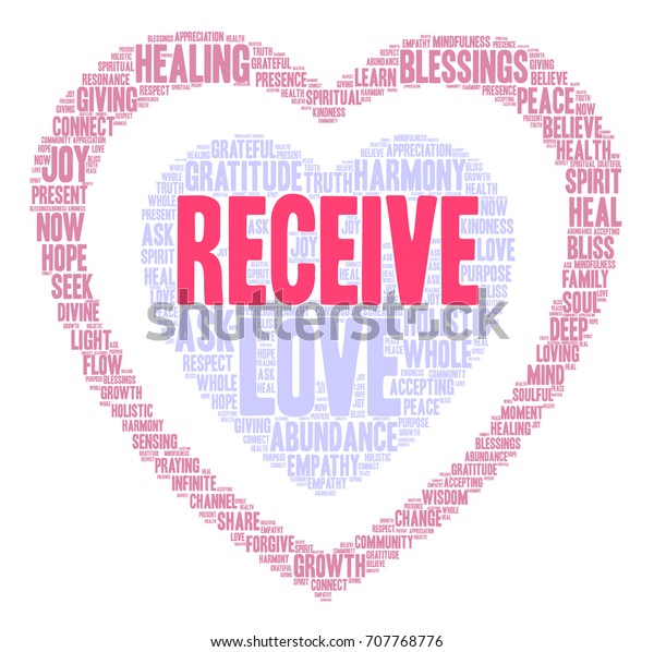 Receive Word Cloud On White Background Stock Vector (Royalty Free ...