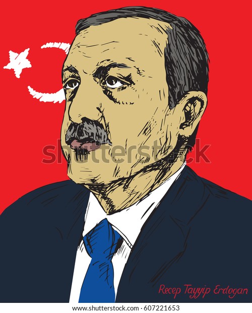 Recep Tayyip Erdogan President Turkey Since Stock Vector (Royalty Free ... Recep Tayyip Erdogan President Turkey Since Stock Vector (Royalty Free ...