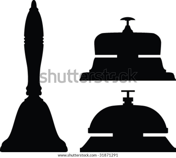 Reception Desk Bell Stock Vector (Royalty Free) 31871291